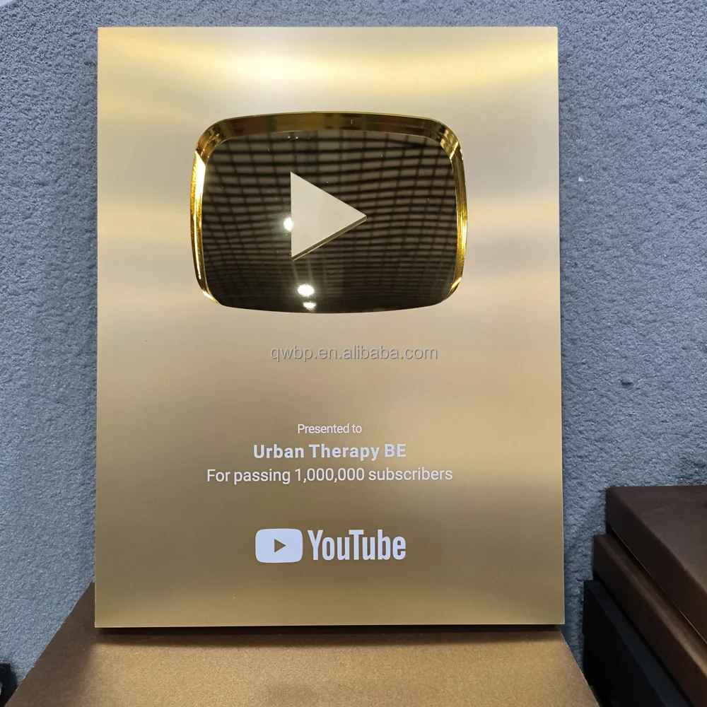 Youtube Play Button Awards - Customized Promotional Gifts