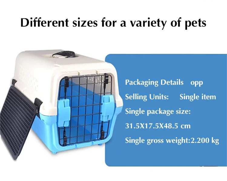 Wholesale Small Plastic Carrier Box Crates Air Travel Airline Approved ...