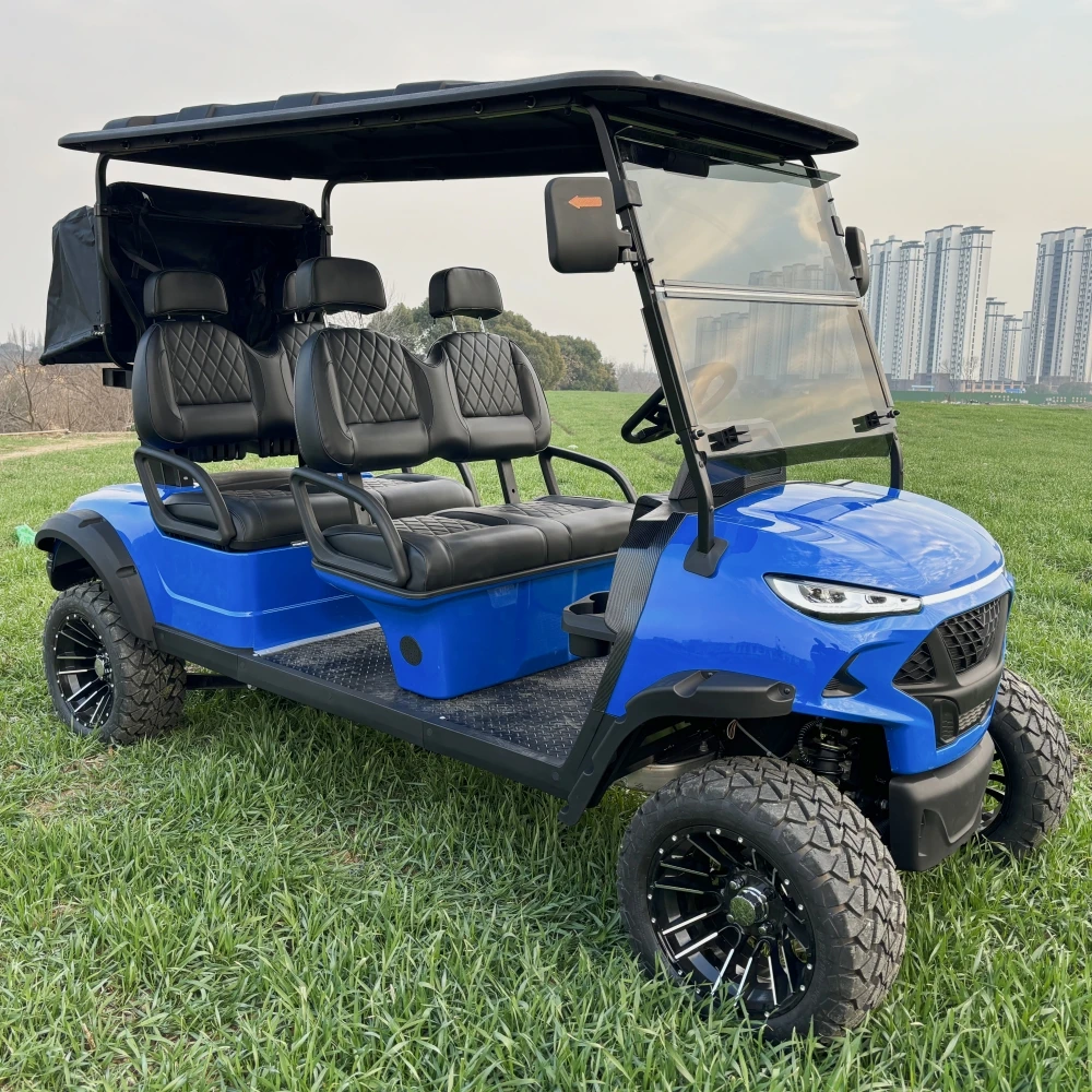 Convenient 4-Seater Steel Electric Golf Carts Street Legal in the US ...