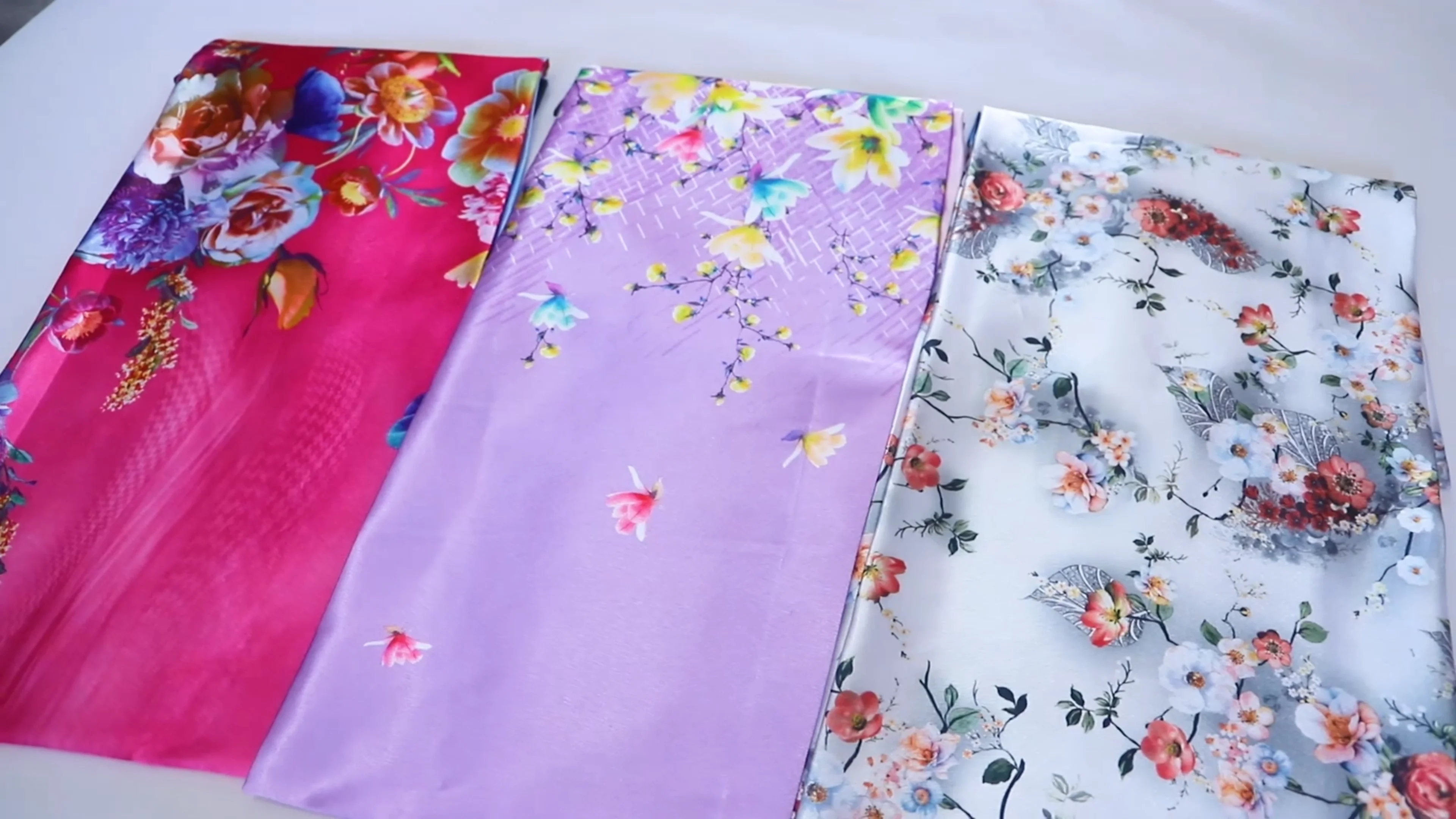 Wholesale Dull Face Matte Crepe Back Satin Chiffon Fabric 100% ...