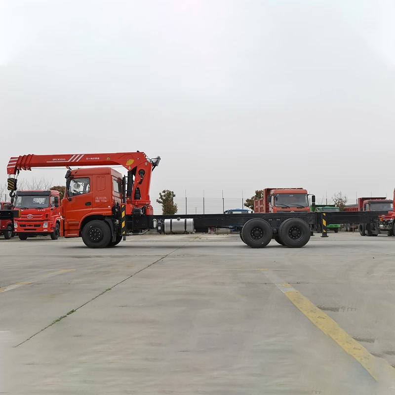 6x4 270HP Tri-Ring Truck with Straight Arm Crane for Sale| Alibaba.com