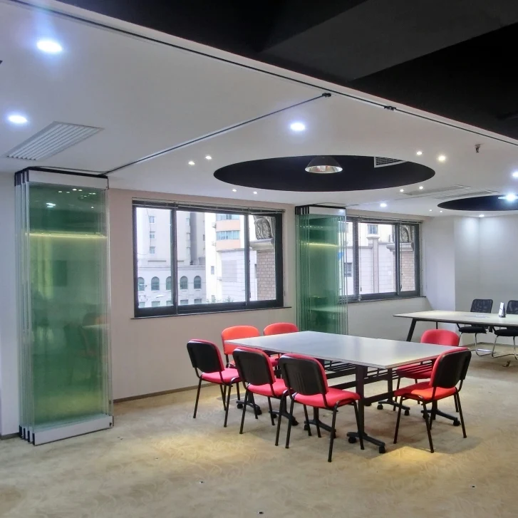 Frameless Glass Partition - Buy Shop Front,Stacking And Folding,Office ...