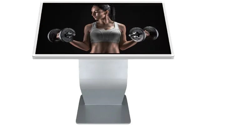 55 Inch Ir Info Kiosk Interactive Lcd Display For Advertising Totem ...