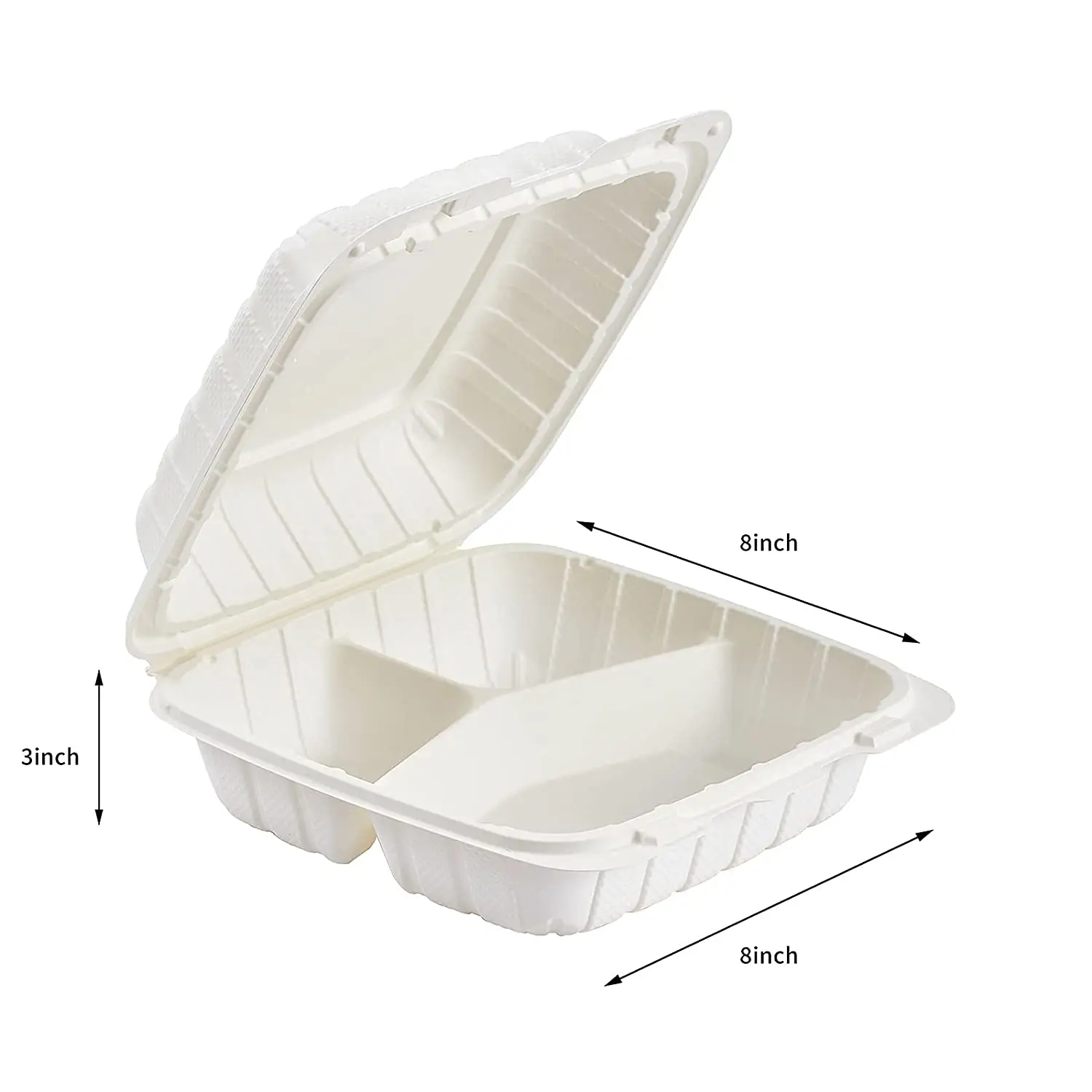 Plastic Clamshell Take Out Food Containers,Heavy Duty To-go Disposable ...