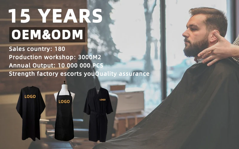 Wholesale PVC Barber Accessories - Designer Solid Color Capes