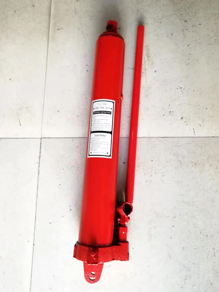 Factory 8T Hydraulic Long Ram Jack with Pump & Single Piston – OEM