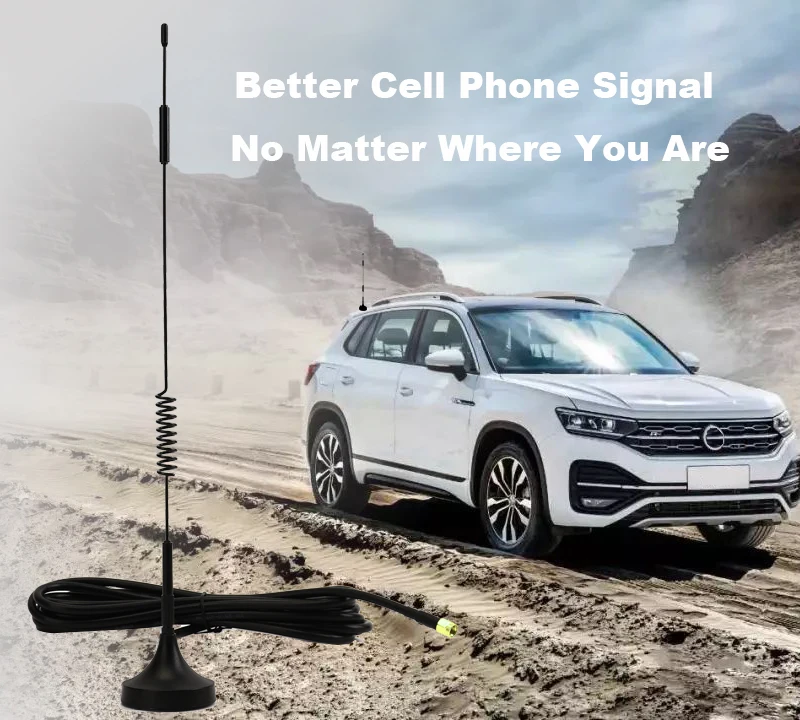 4G LTE 5dbi Magnet Antenna With 3M or 5M Mounting SMA Male Magnetic ...