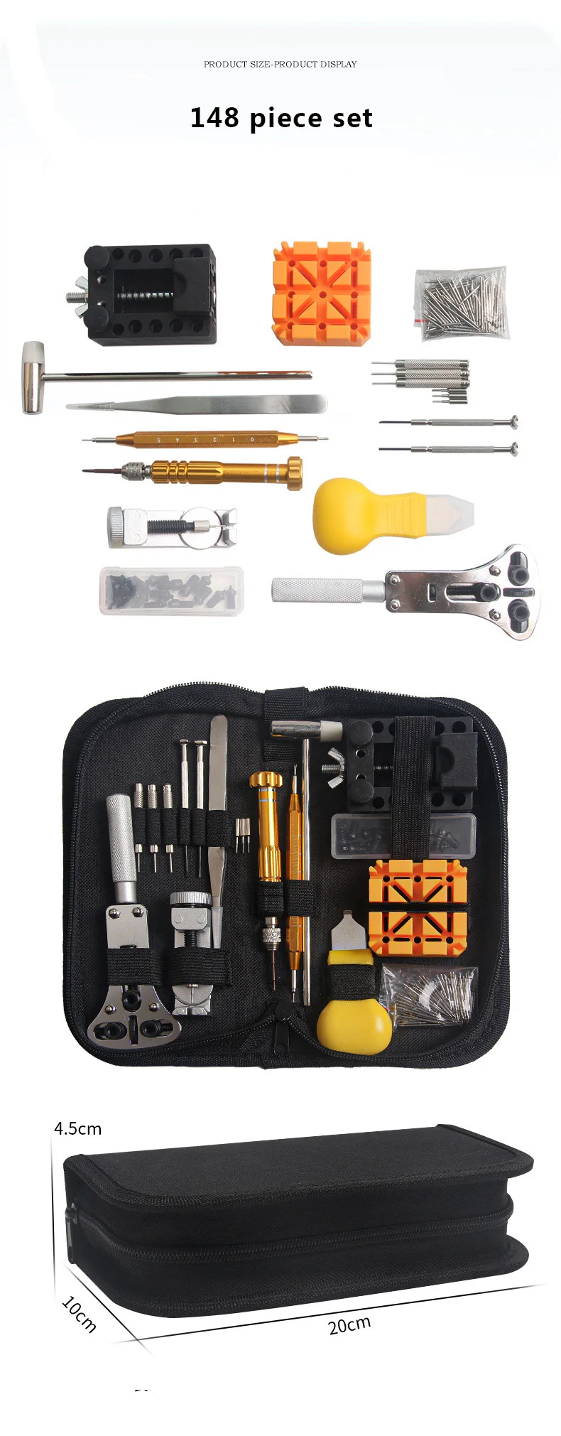 LAIHE Watch Repair Tool Kit - 13 Type Multi-Function Tool