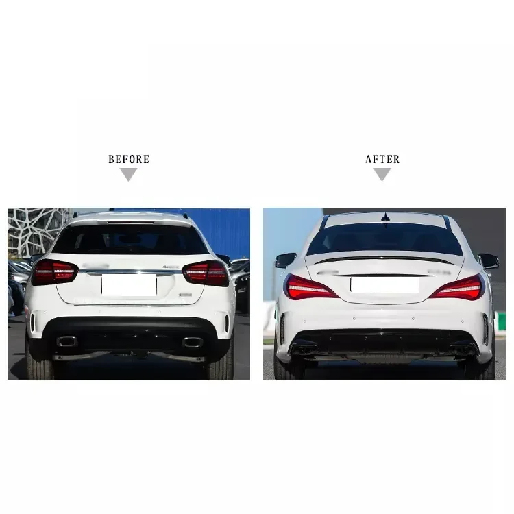 Cla45 Amg Style Facelift Body Kit For Mercedes Benz Cla Class W117 2013 ...