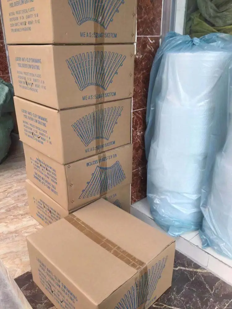 White Colour 3 Hole Grating Tiles Type Flexible Swimming Pool Overflow Grid - Buy Pool Overflow ...