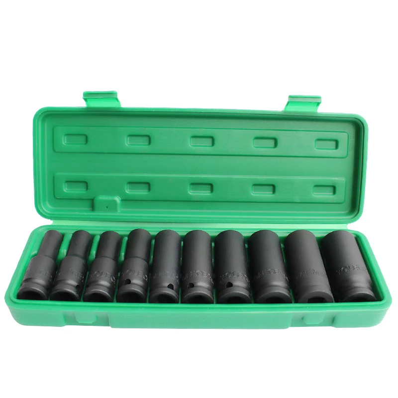 Srunv 35 Pcs Tool Deep Air Impact Socket Set - Metric 1/2