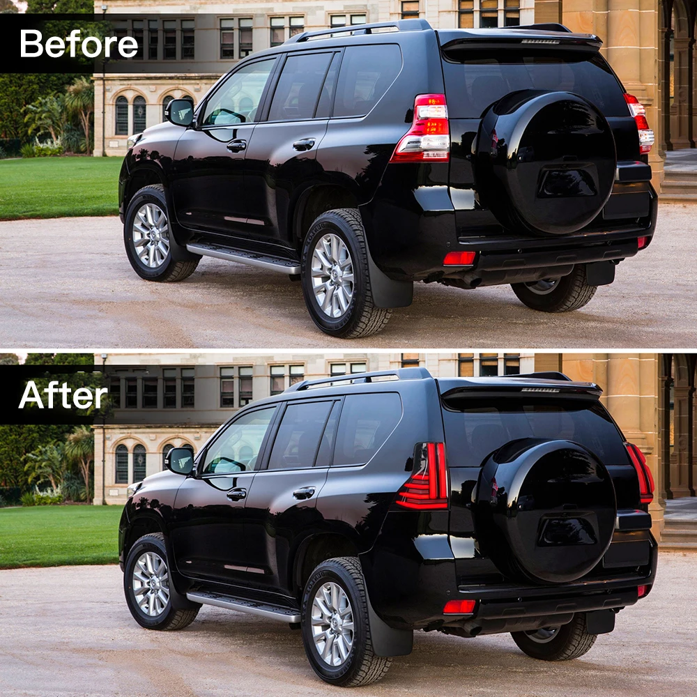 Car LED Tail Lights for Lexus GX 460 2010-2021 Rear Lamp Animation ...