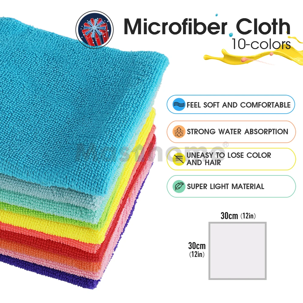 Masthome Eco-Friendly Cleaning Rags - Microfiber Kitchen Cloths