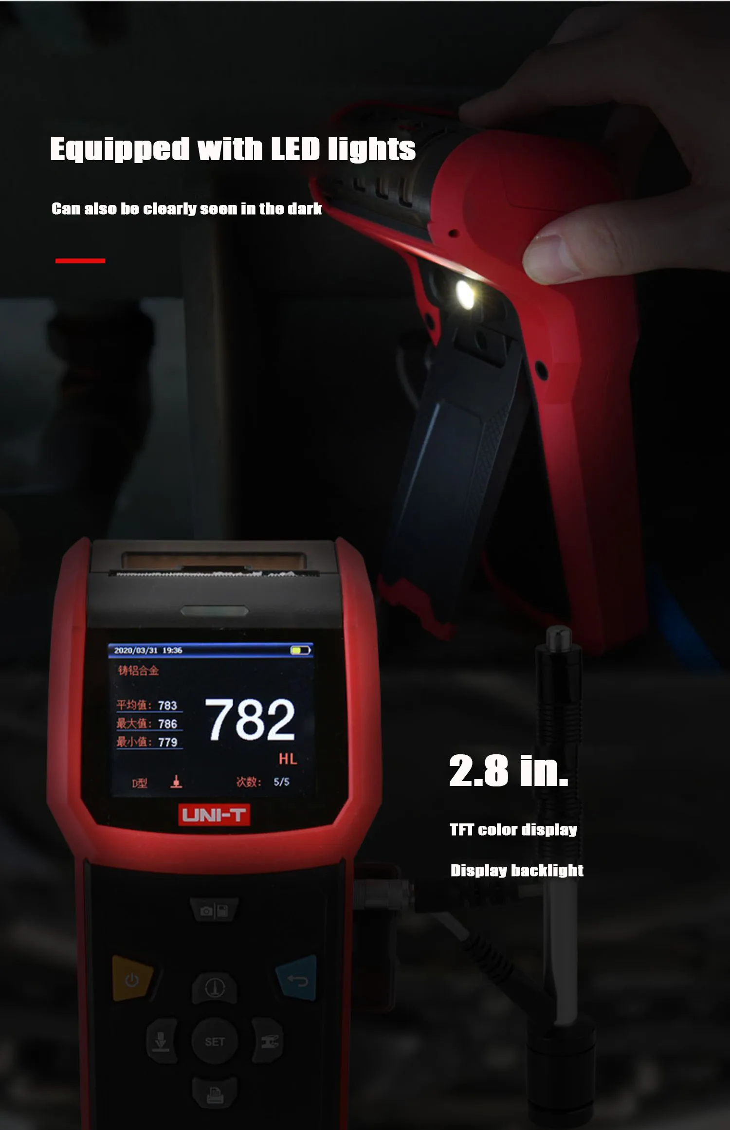UNI-T UT347A Leeb Hardness Tester - Precision & Portability