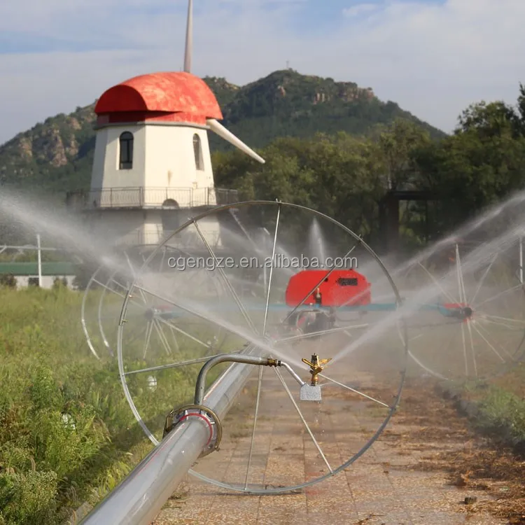Alibaba.com: Automatic Agricultural Wheel Line Lawn Irrigator Machine ...