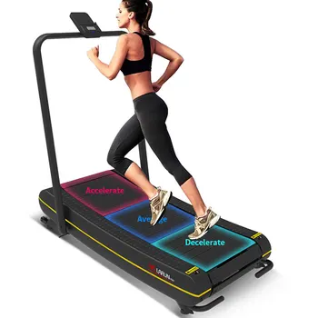 Self-powered Curved Mini Manual Treadmill /manual Magnetic Treadmill ...