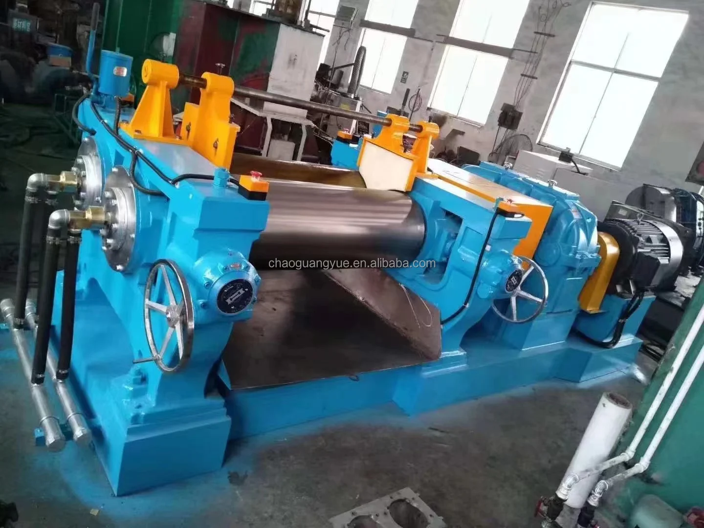 Two Roll Rubber Open Rubber Open Mixing Mill Professional Production ...