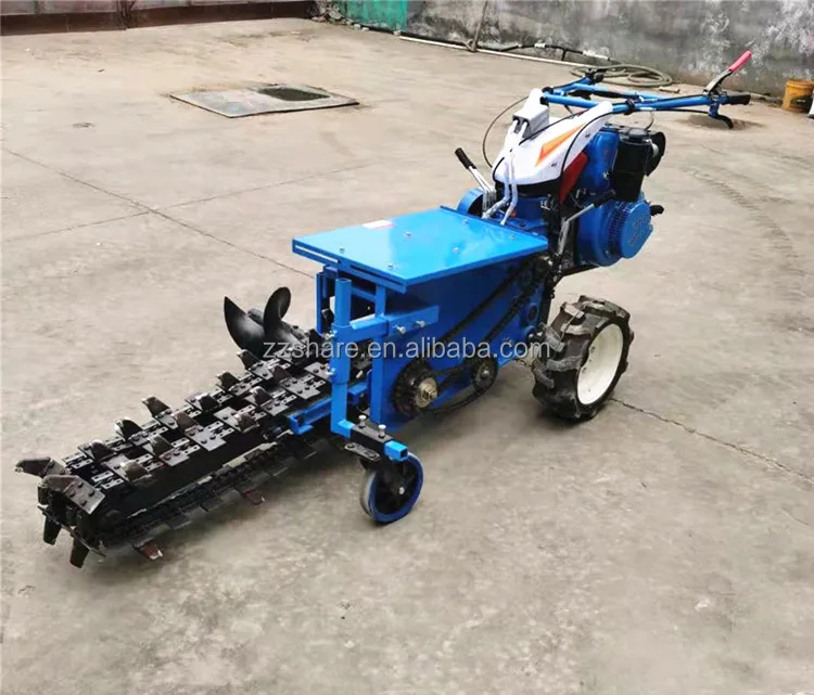 Micro Chain Trencher Fiber Optic Trenching Machine For Sale ...