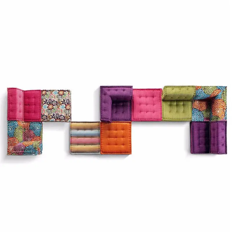 Modern Customizable Villa Living Room Sofa Modular Set Mahjong Sofa ...