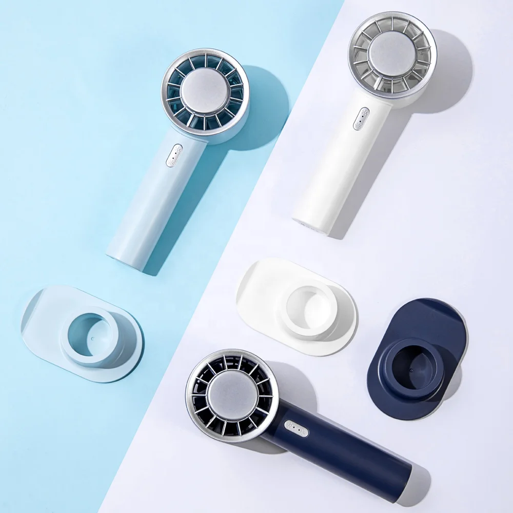 Handheld Small Fan With Base Refrigeration Mini Fan Semiconductor ...