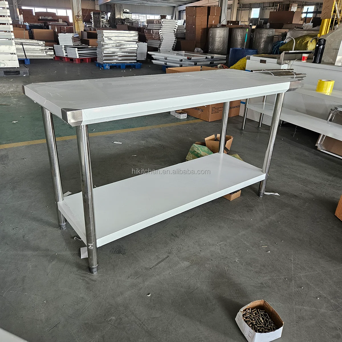 Stainless Steel Table Kitchen Equipment Work Table Stainless Steel ...
