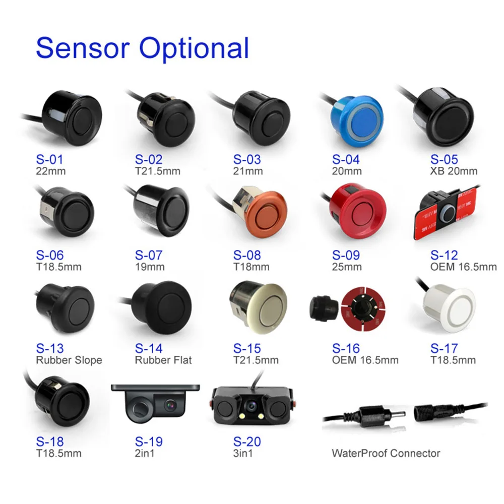Waterproof 40khz Ultrasonic Car Parking Sensors - Secure & Reliable