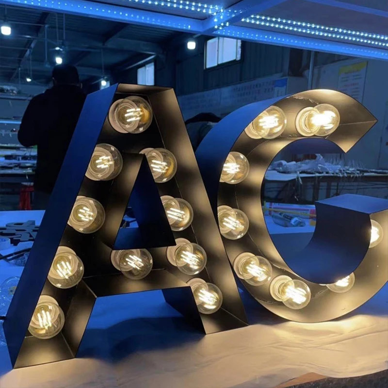 Big Letter Signs Marquee Large Led Numbers Tall 4ft Marquee Sign Free ...