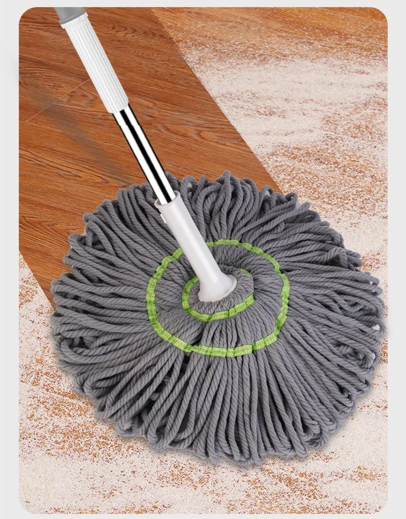 Household Cleaning Tool Twist Spin Floor Mop Rotatable Microfiber Mop ...