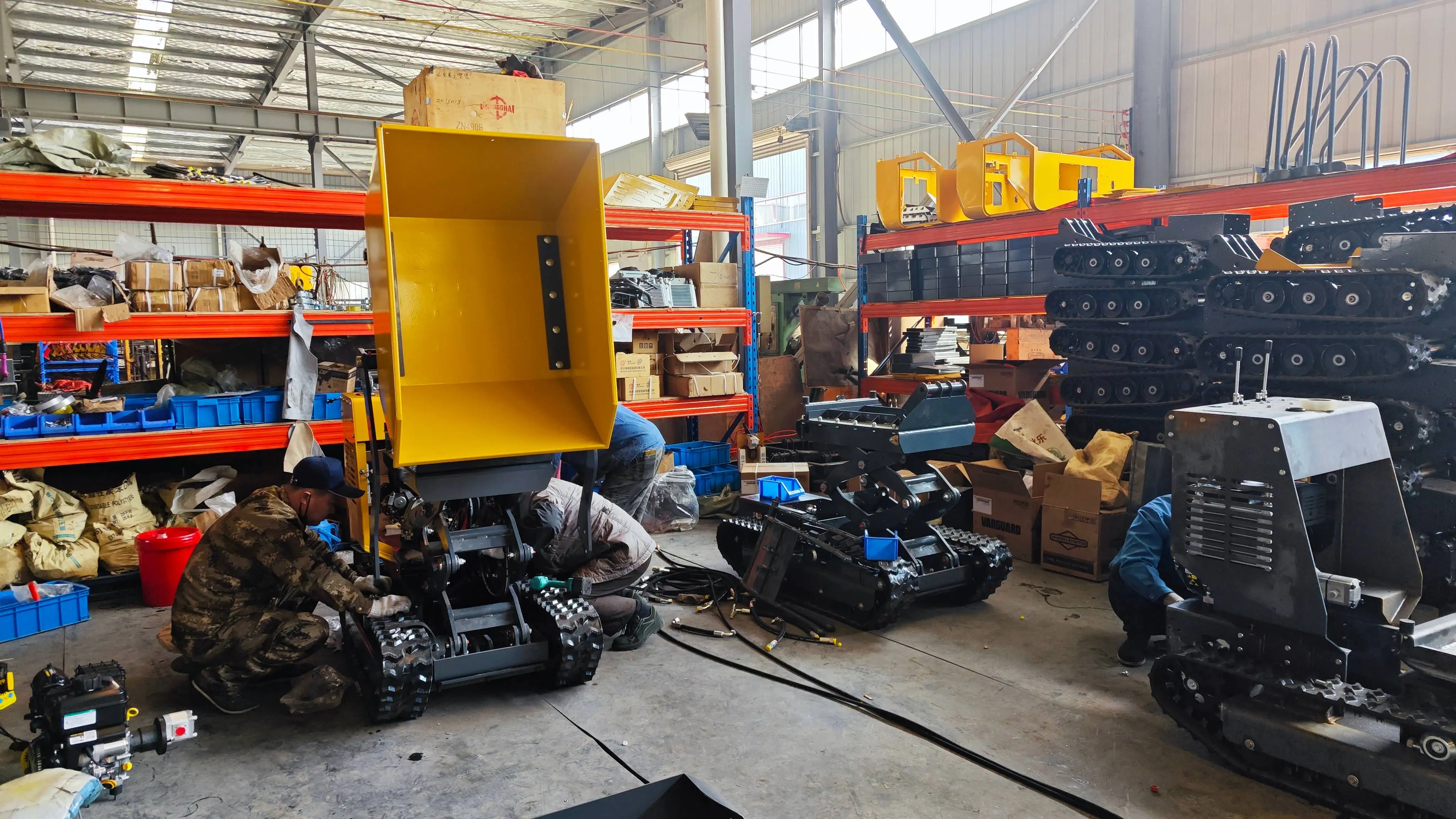 500kg 1000kg Mini Crawler Lifting Dumper Rubber Track Transporter ...