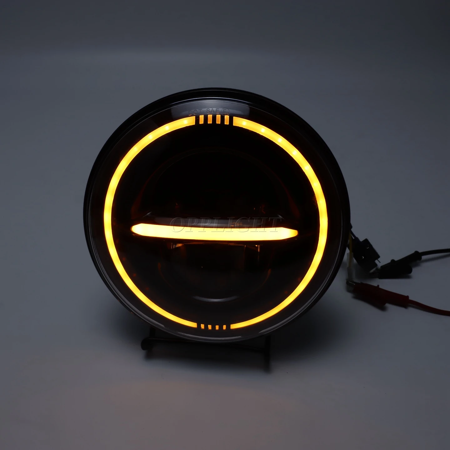 7 Inch Halo Ring Drl 5 3/4 Led Bike Headlight For Sportster 1200 883 ...