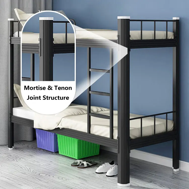 Alibaba.com: Modern Iron Steel Two Floor Bunk Bed, Loft Twin Double ...
