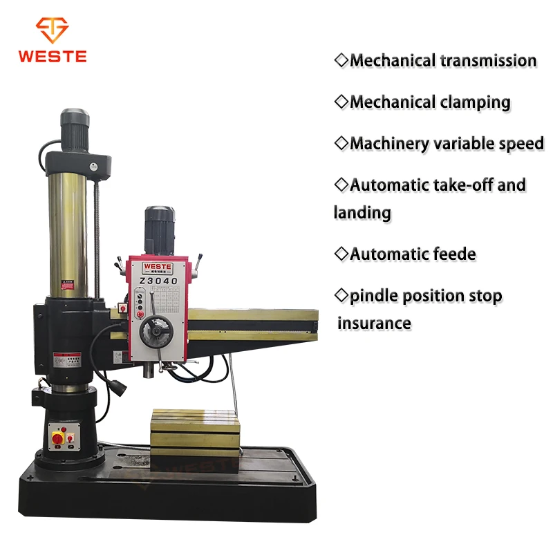 Radial Arm Universal Radial Drilling Machine Z3040 Drilling And Tapping ...
