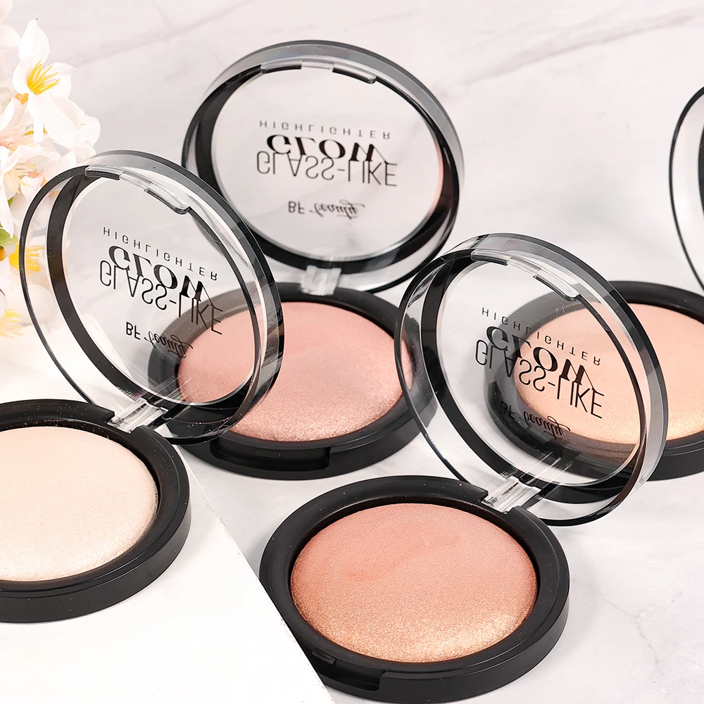 Single Rose Mini Glitter Baked Duochrome Highlighter Eyeshadow Powder ...