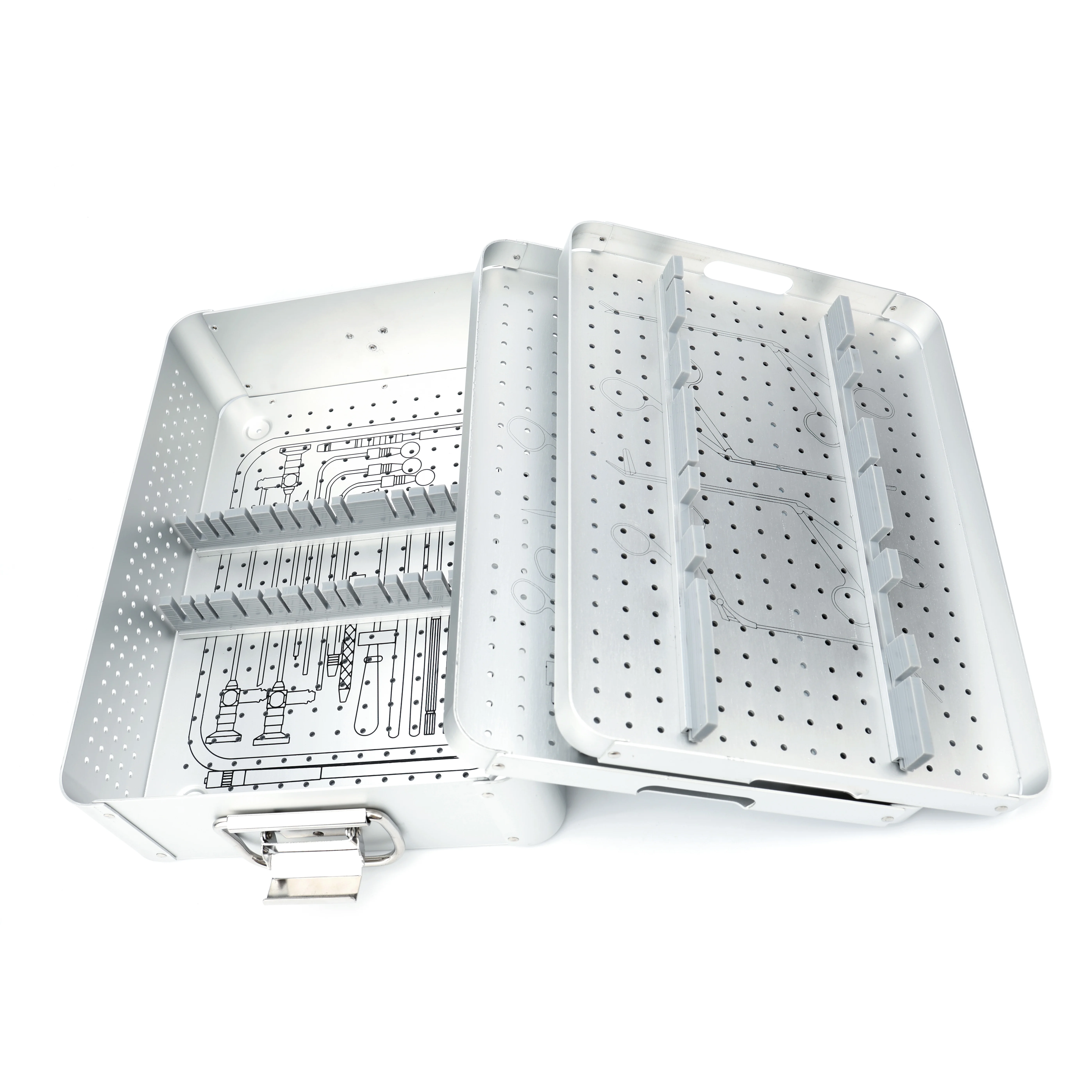 Stainless Steel Arthroscopy Instruments & Sterilization Box