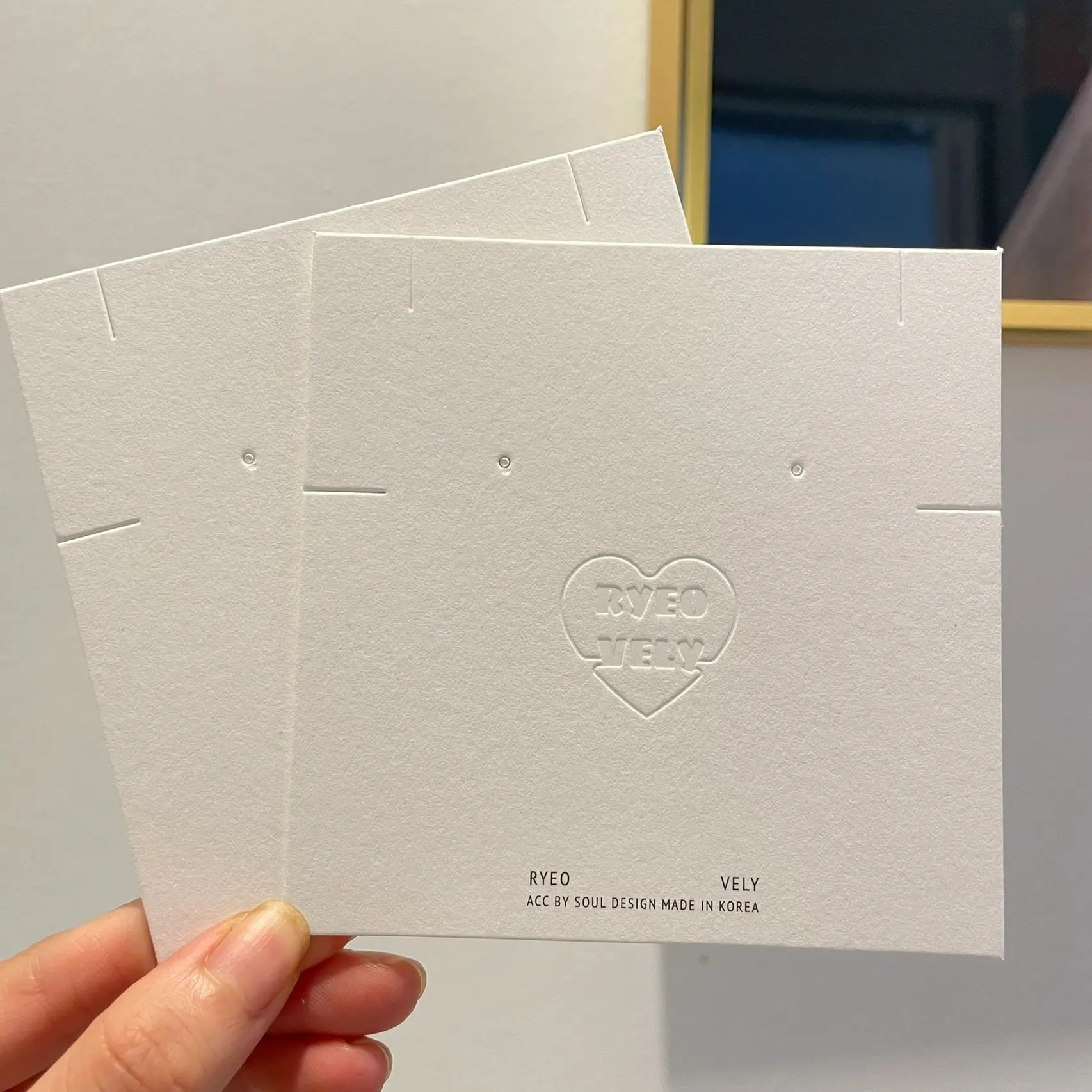100pcs Custom Jewelry Packaging Card Personalized Jewelry Display Cards ...