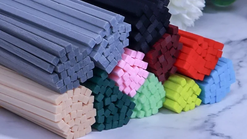 Eco Friendly Natural Color Fiber Stick Customized Color And Size ...