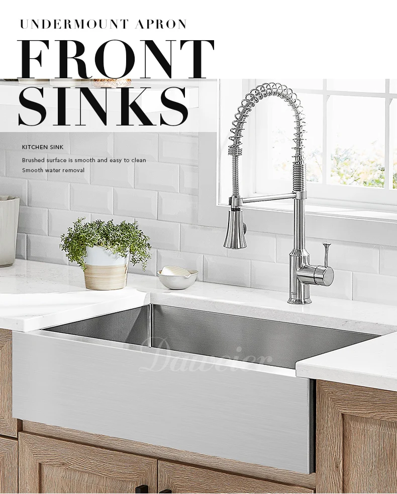 Butler 304 Stainless Steel Farmhouse Sink & Kitchen Wash Basin ...