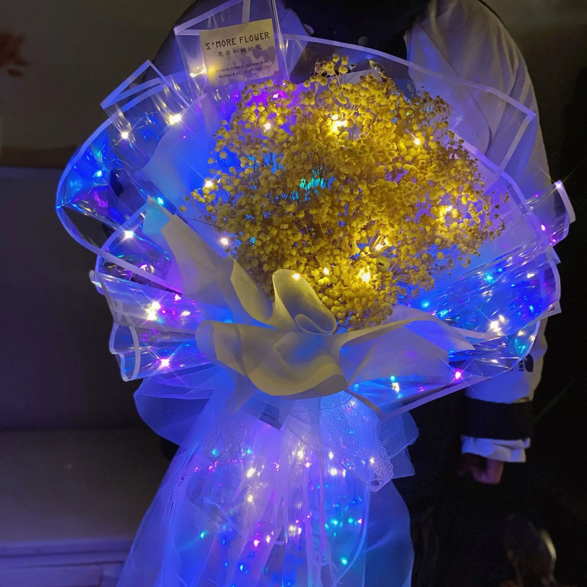 Korean Paper for Flowers - Cellophane LED Light Wraps