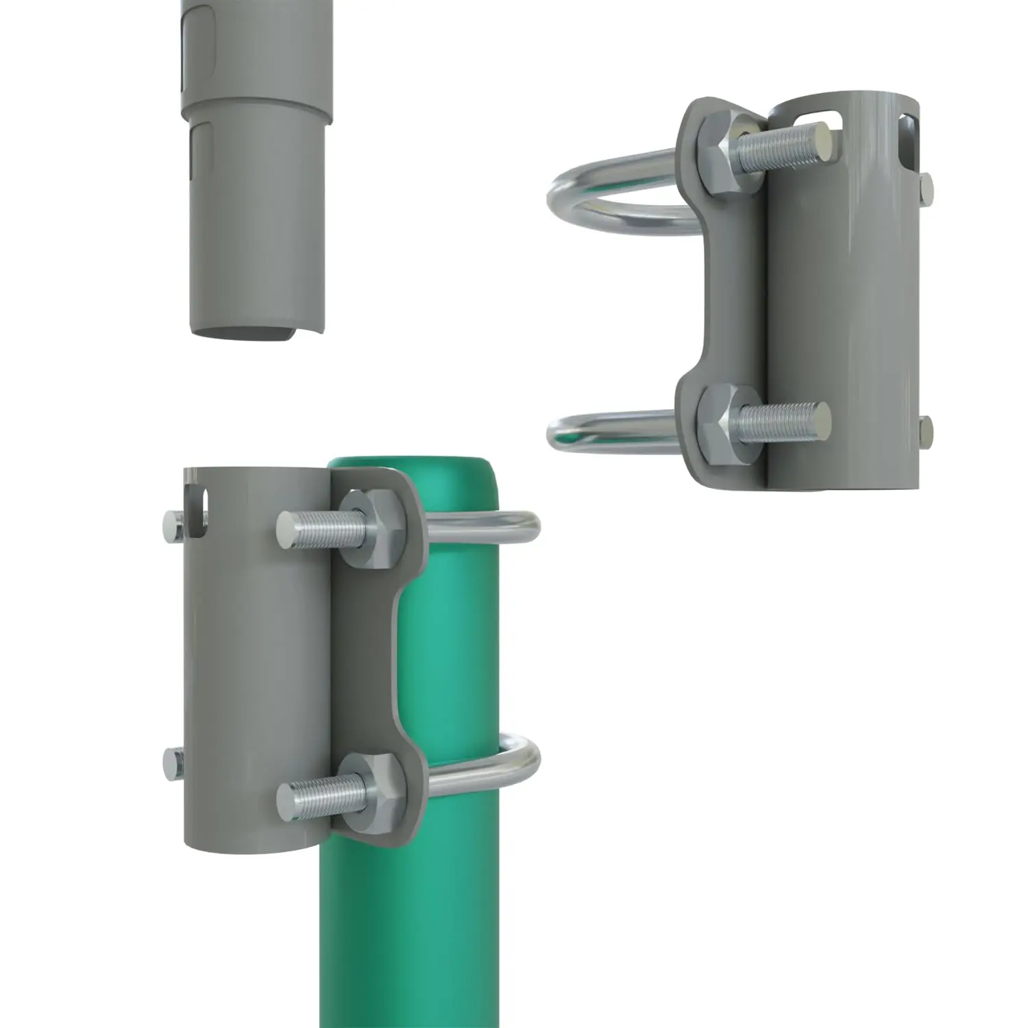 Starlink U Bolt Clamp Pipe Mounting Adapter - Durable & Efficient