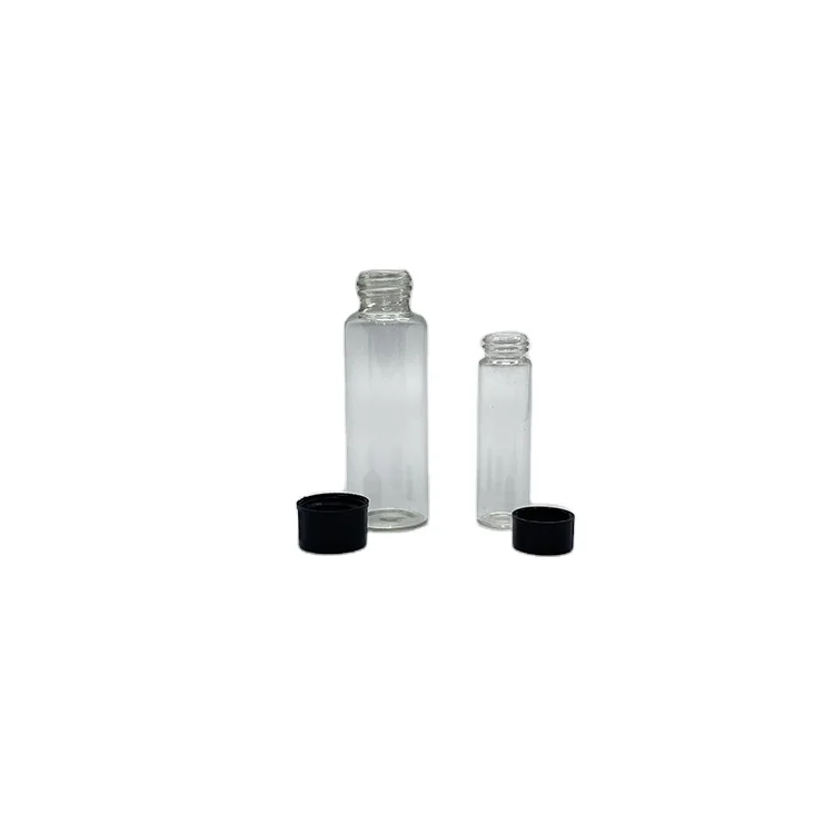 15ml 30ml 45ml Glass Vials With Screw Caps Small Transparent Liquid ...