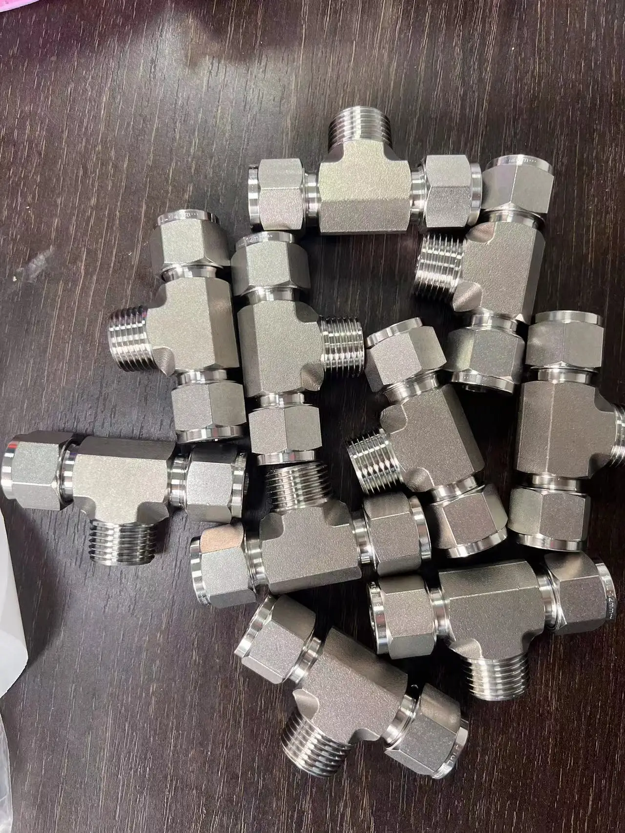 Instrument Compression Pipe Fittings 316L Stainless Steel