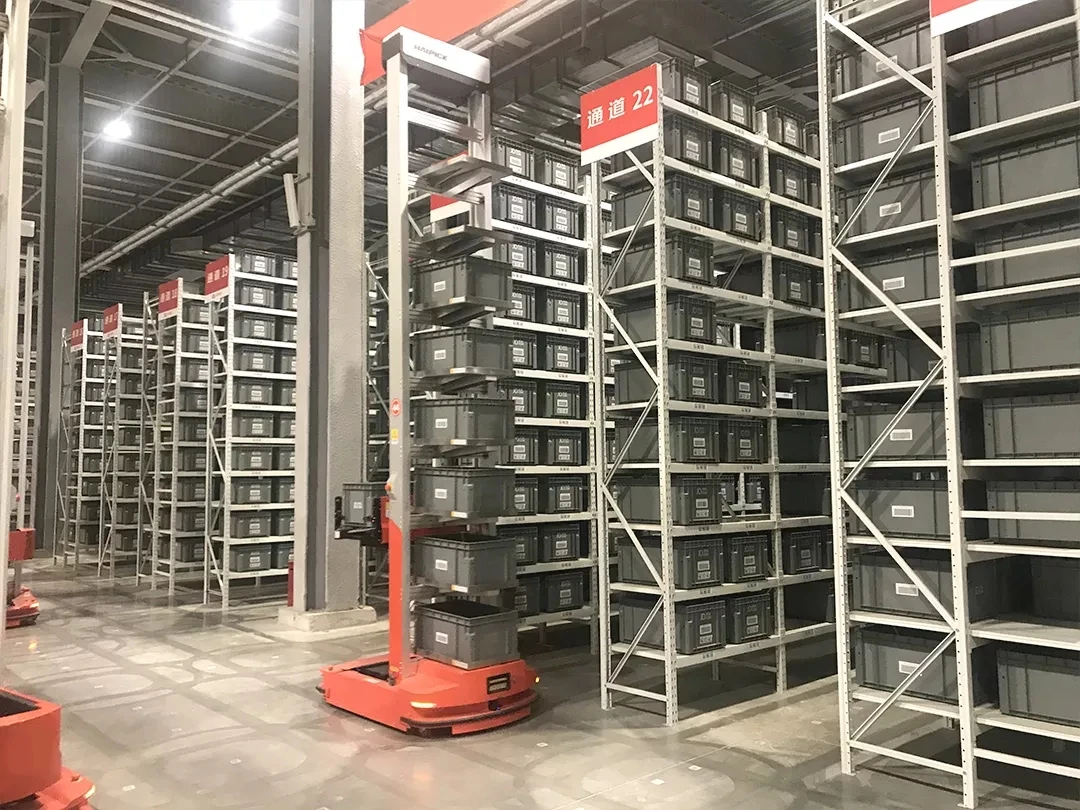 Heavy Duty Plastic Storage Crates for Automated Warehousing