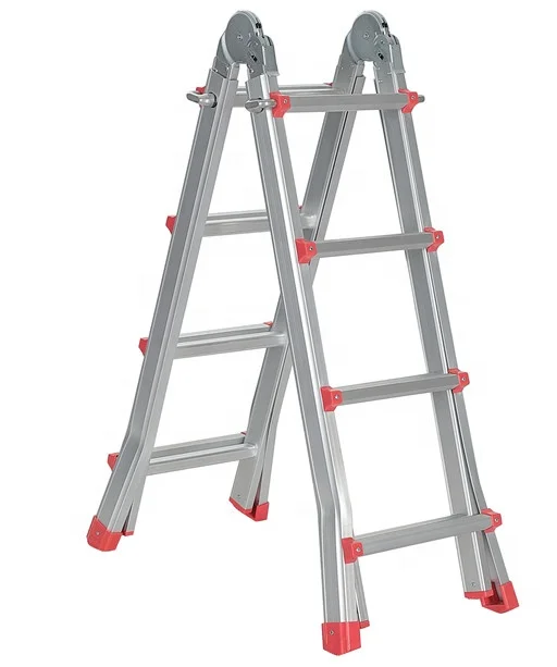 4x4 Foldable Multipurpose Lidl Telescopic Aluminium Ladder en131 ...