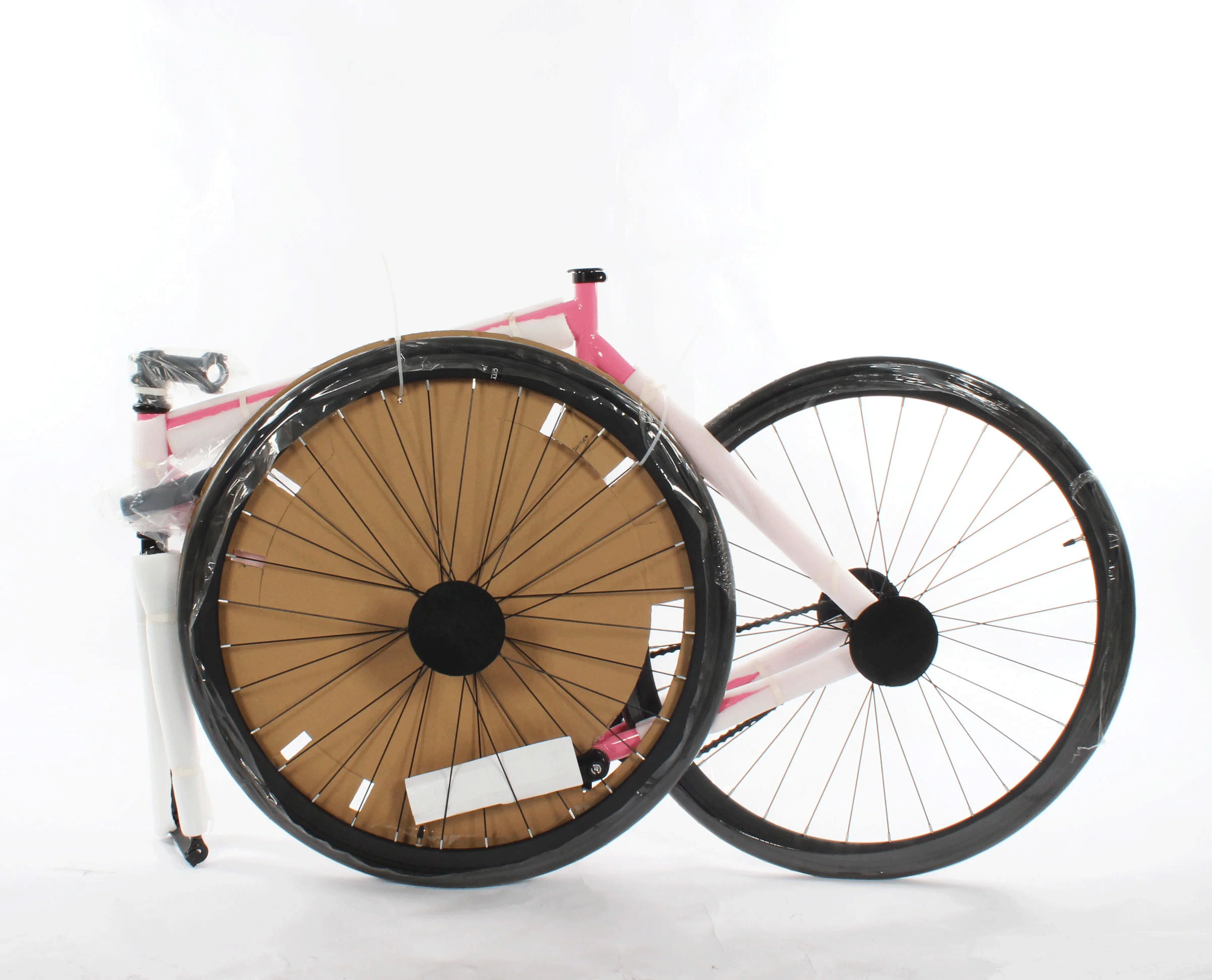 Single Speed Hi-ten Steel Frame Fixed Gear Bike With Riser/drop/flat ...
