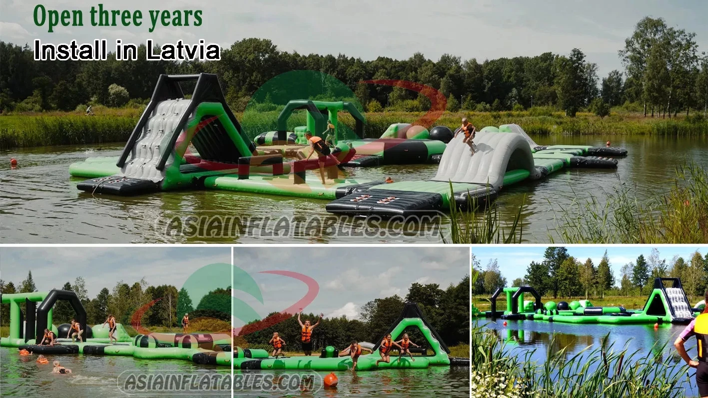 Inflatable Floating Water Sports Theme Park , Water Splash Park ...