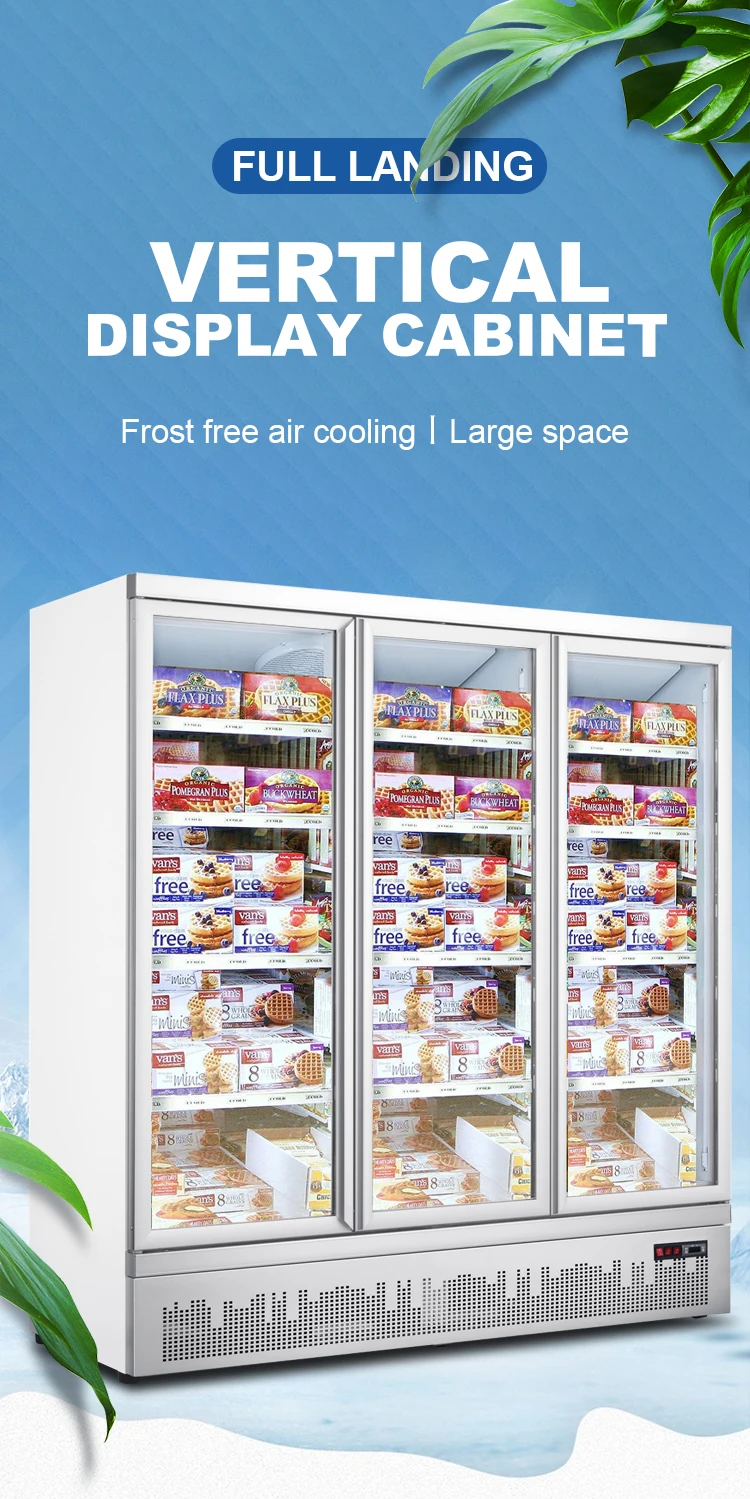 Supermarket Convenience Store Multideck Display Showcase Cooler Upright ...