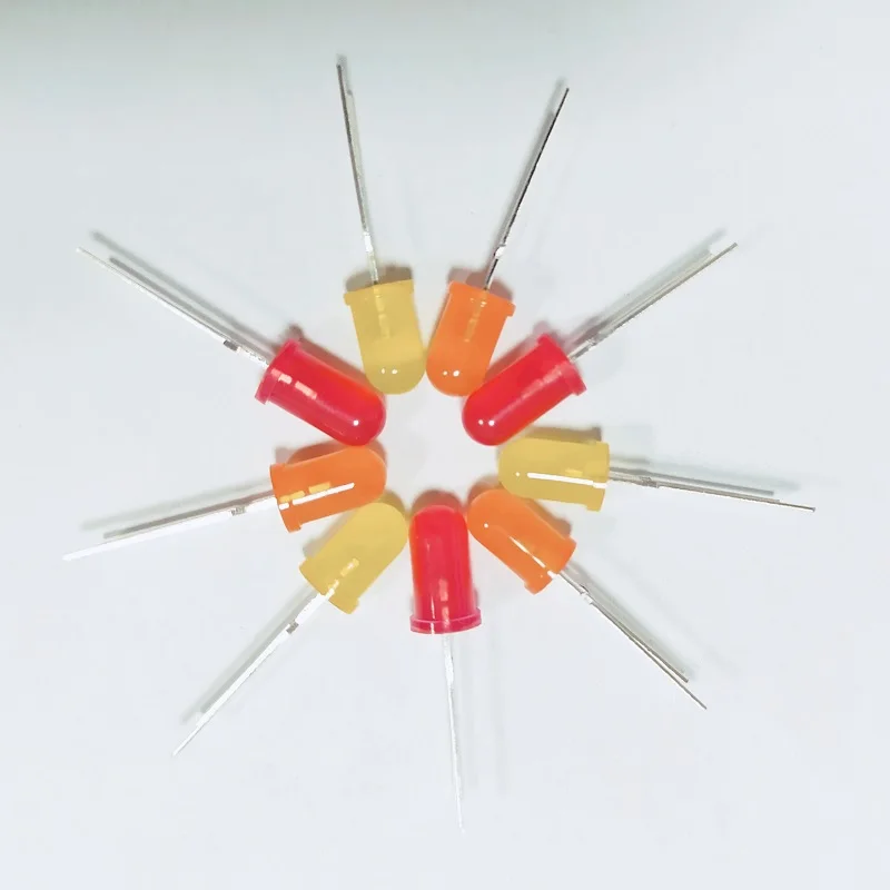 5v 12v 24v 220v Single Pre Wire 3mm 5mm 8mm 10mm Led Light Lamp Bright ...