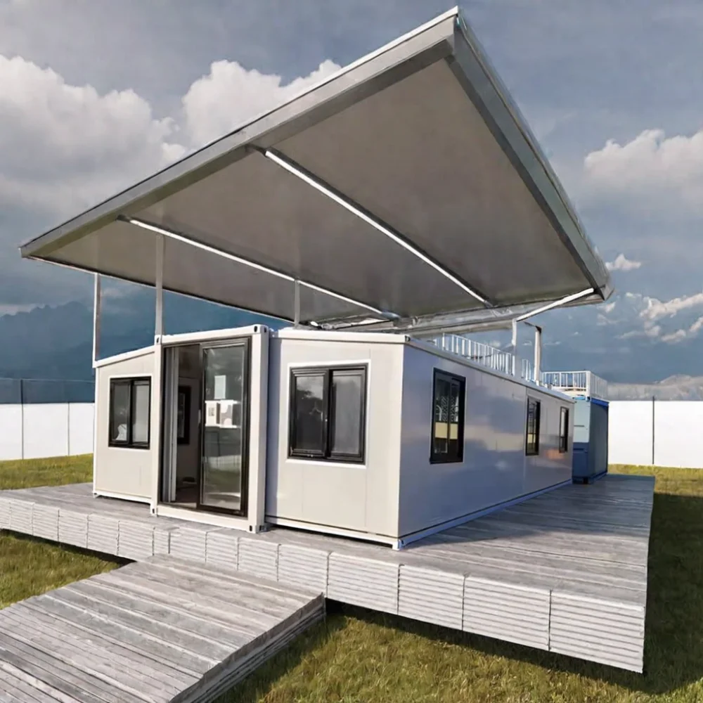 Expandable Modular 20ft 40ft Prefab House Expandable Container House ...