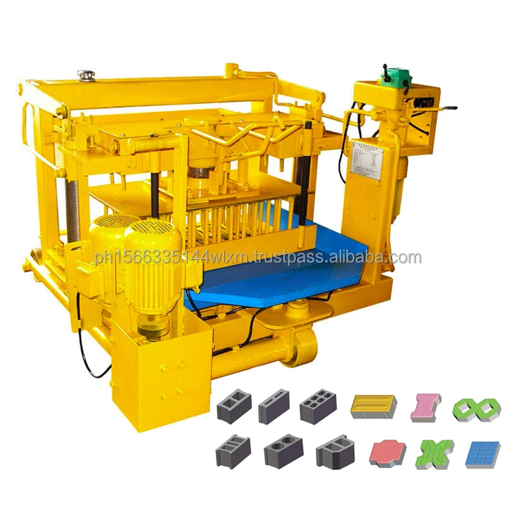 Small Mobile Interlocking Making Machine Block Machinery Block Brick ...