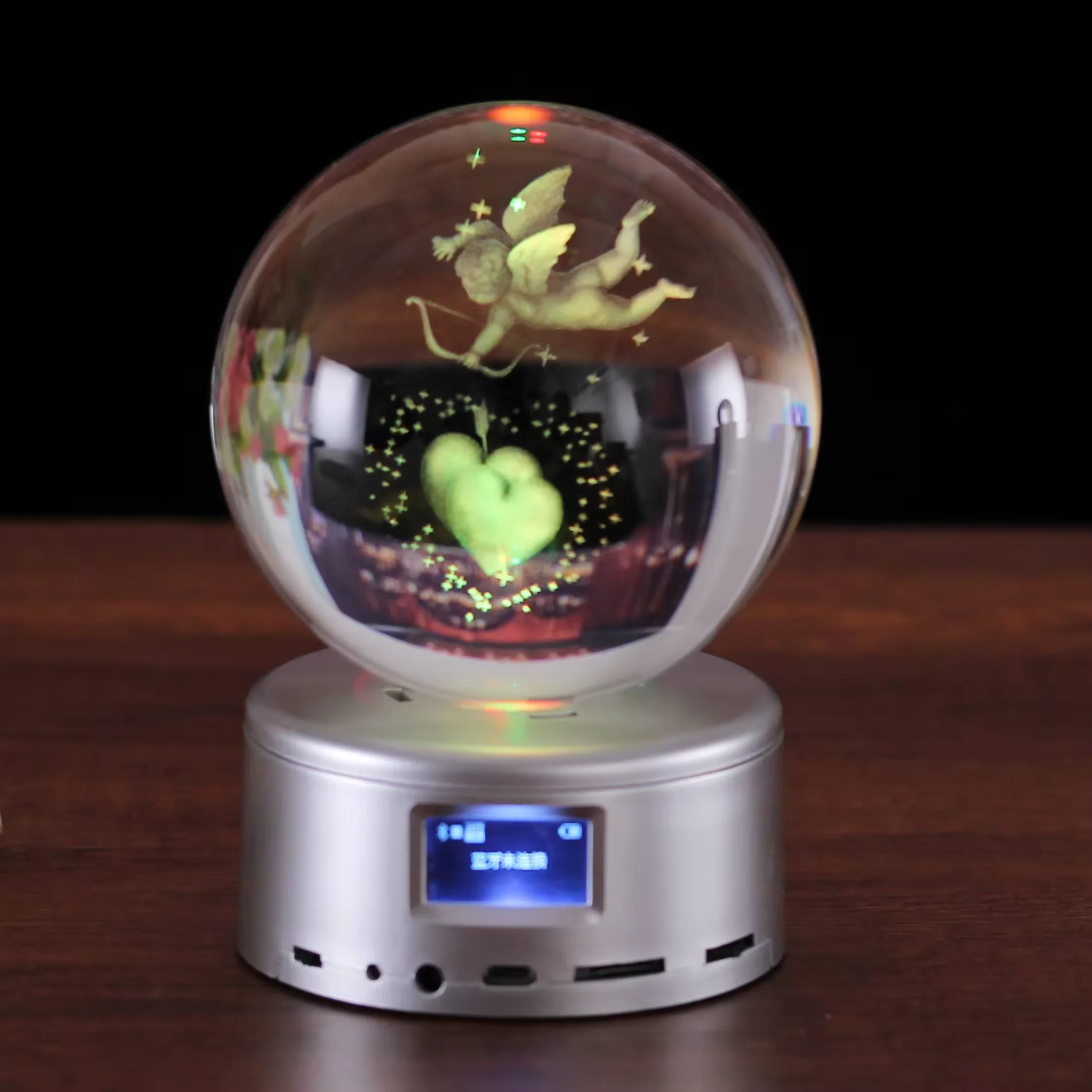 Honor Of Crystal Solar System Planet Sphere 3d Laser Crystal Ball Clear ...